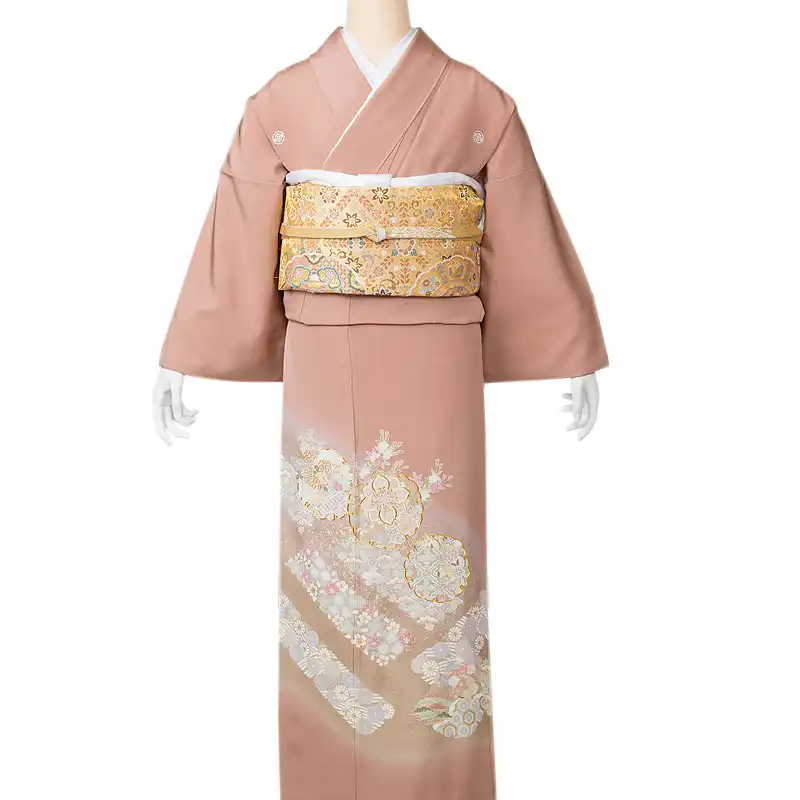 【0201】色留袖 森(L)